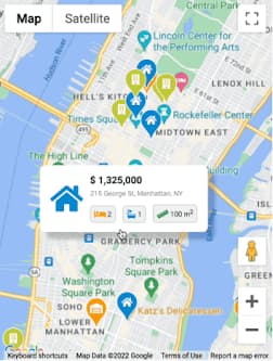 高度なカスタマイズが可能な Advanced Markers